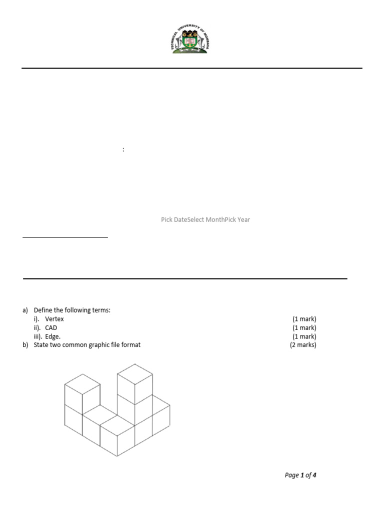 54.BIT 2111 - Computer Aided Art and Design Paper 2 | PDF | Computer ...
