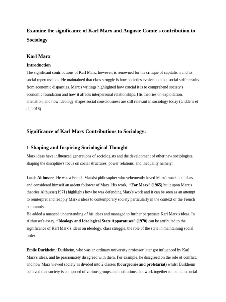 Group 7 Presentation - 1 | PDF | Sociology | Karl Marx