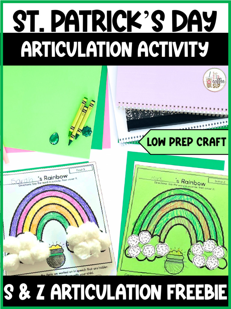 Articulation Activity: St. Patrick S Day | PDF