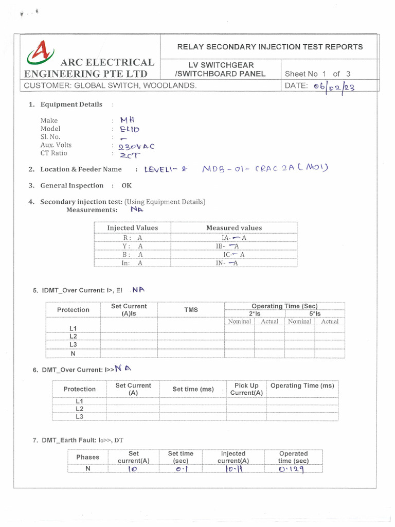 MDB Test Report | PDF