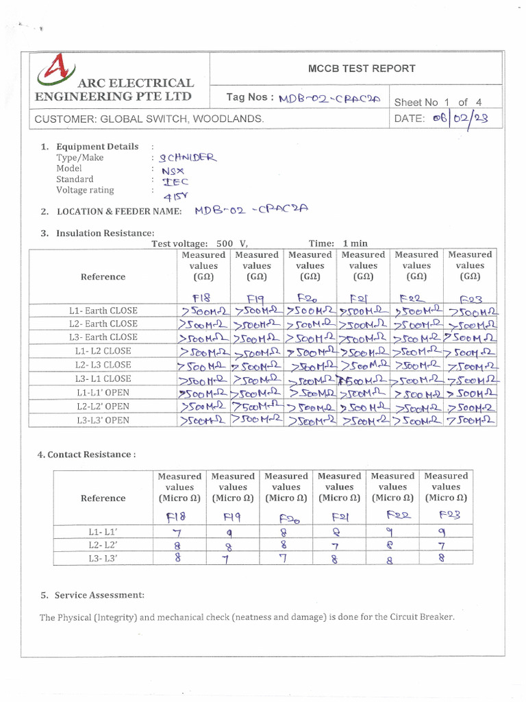 MDB Test Report | PDF