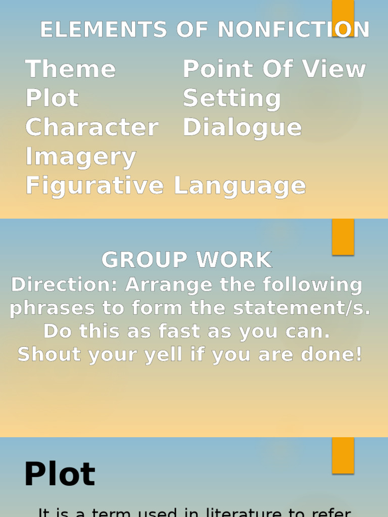 Elements of Nonfiction Final | PDF