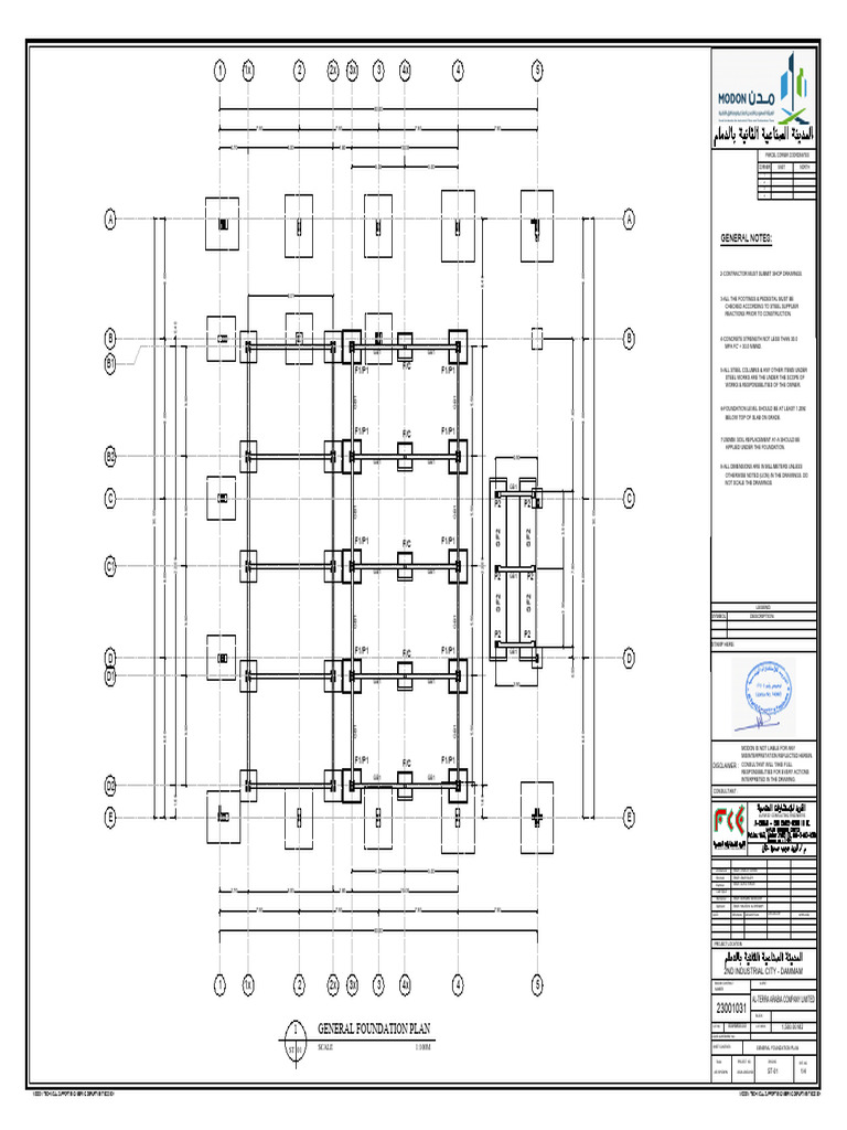 1_General Foundation Plan (1) | PDF