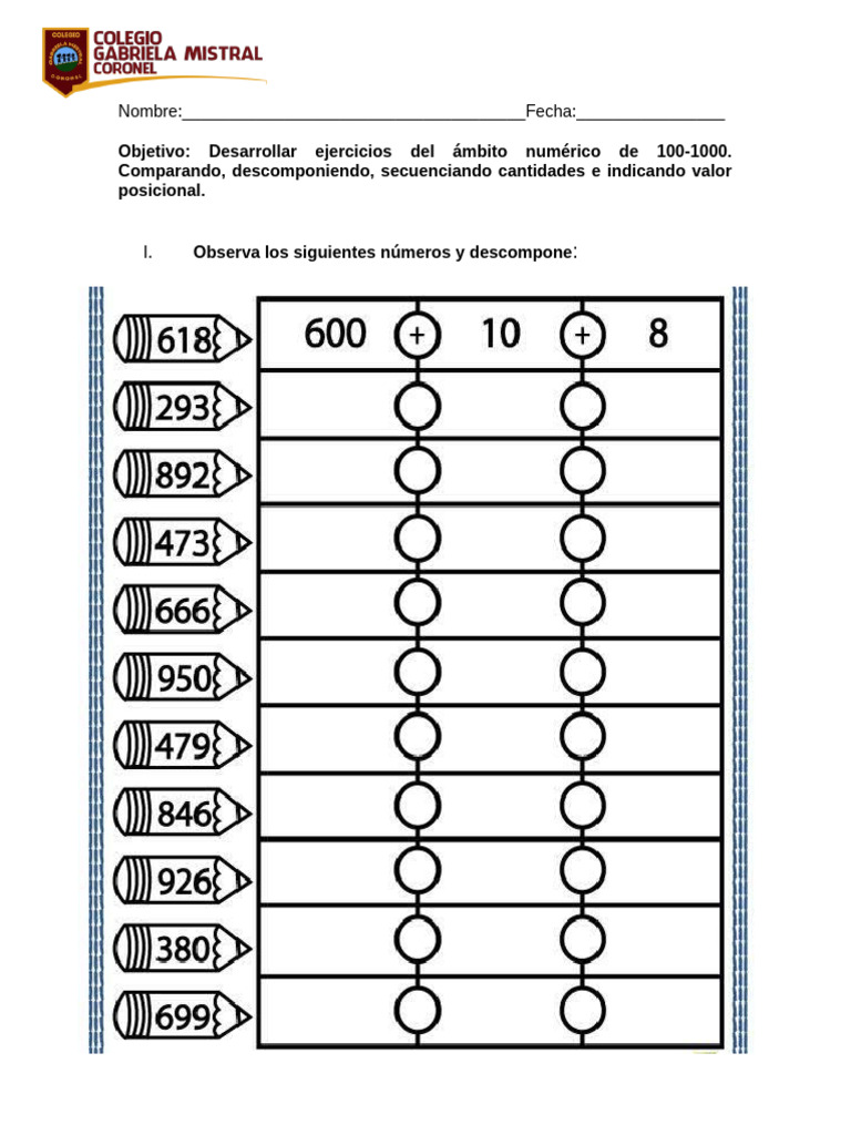 Guia N3 Matemáticas 3ro Basico | PDF