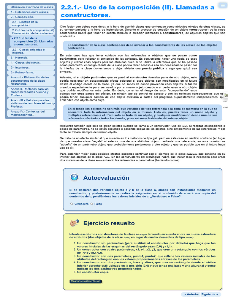 2.2.1. - Uso de La Composición (II) - Llamadas A Constructores | PDF | Objeto (informática ...
