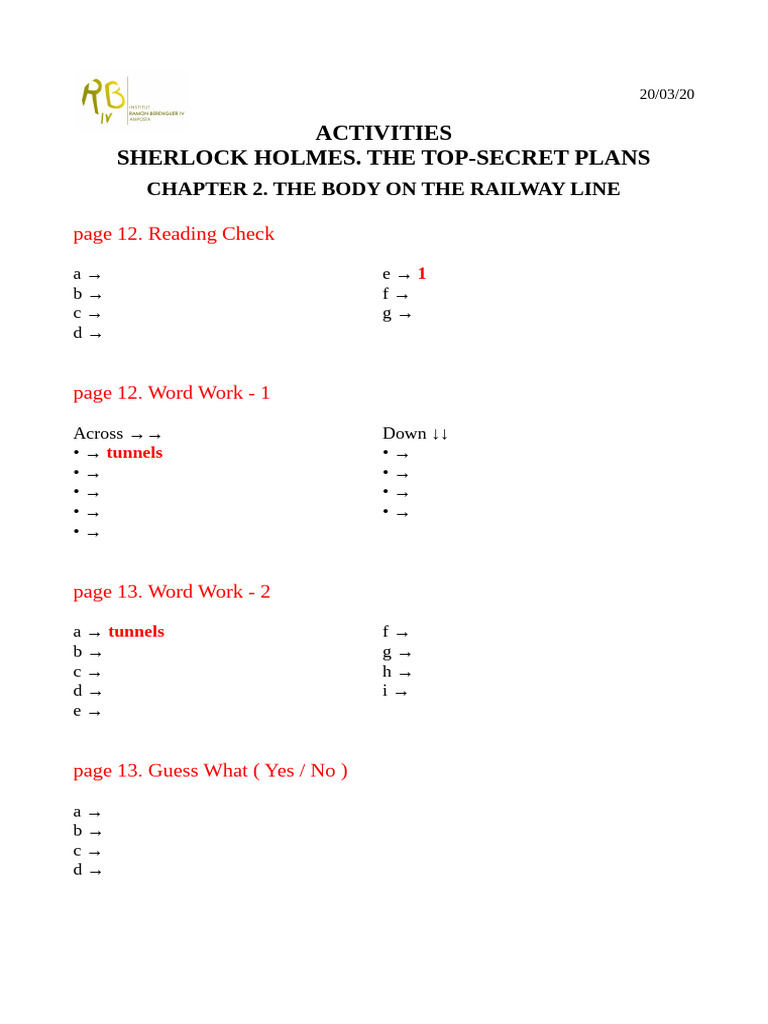 Top-Secret Plans. Chapter 2 | PDF