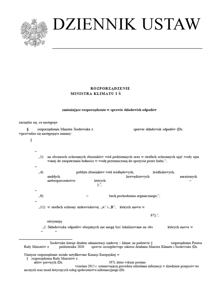 D2021_000067301_RMKiŚ_zmieniające_r_ws_składowisk_odpadów | PDF