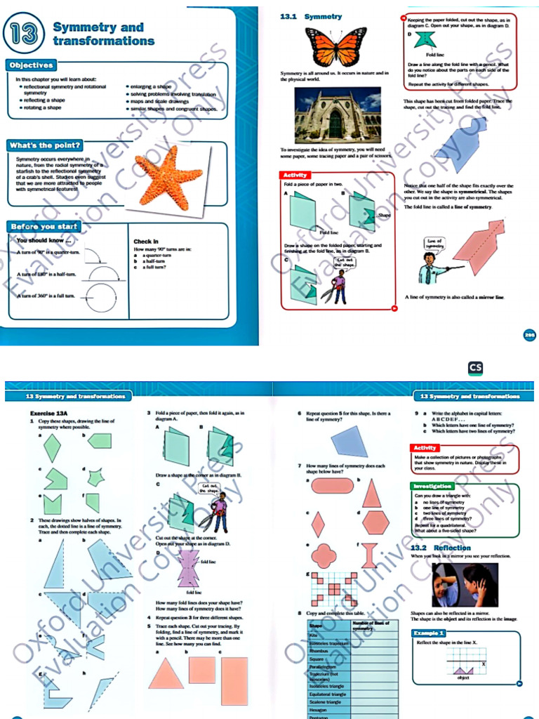 Ch 13- Symmetry and Transformations | PDF