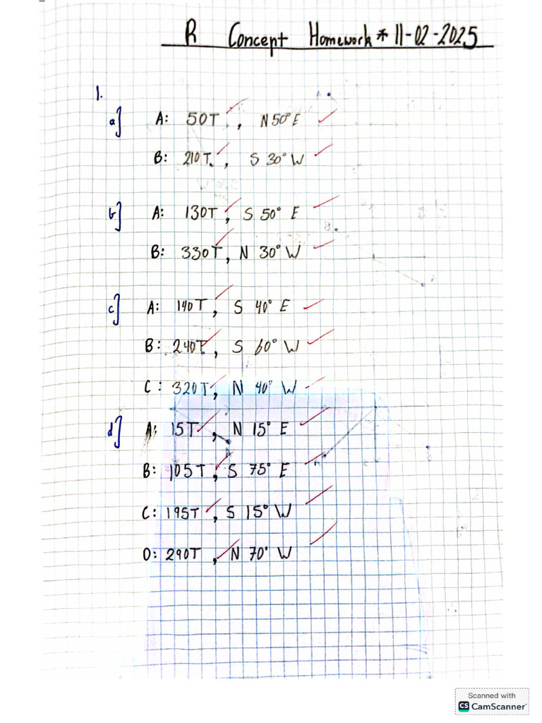 ALGEBRA Homework - 17-02-2025 | PDF