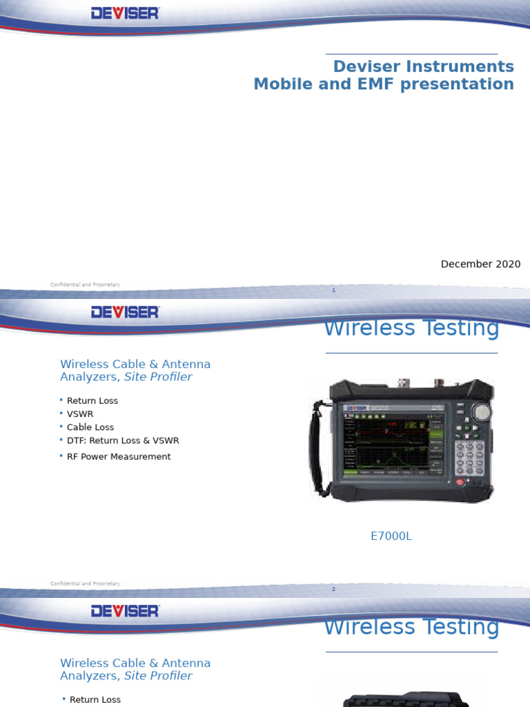 Wireless Testing Solutions Overview | PDF | Radio Technology ...
