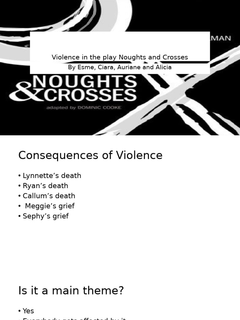 Exploring Violence in Noughts and Crosses | PDF