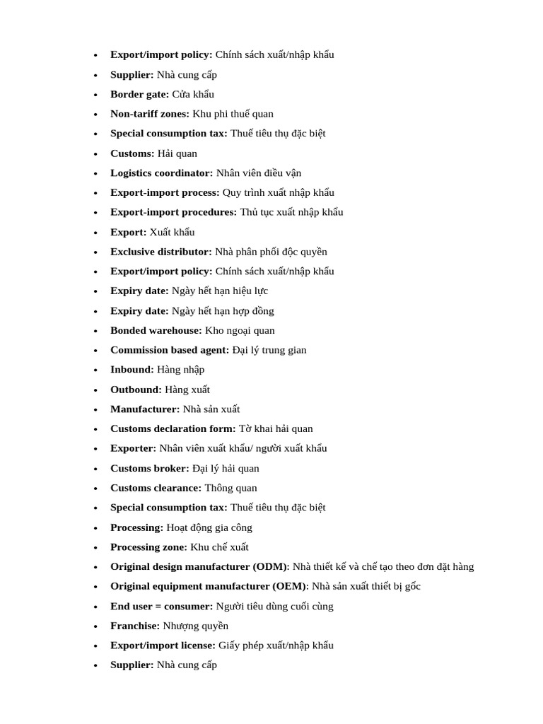 Specialized Vocabulary | PDF