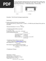 Contoh Perhitungan Plat 2 Arah | PDF