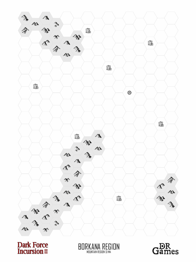 Dark Force Incursion - Borkana Region Map - S1 M4 | PDF