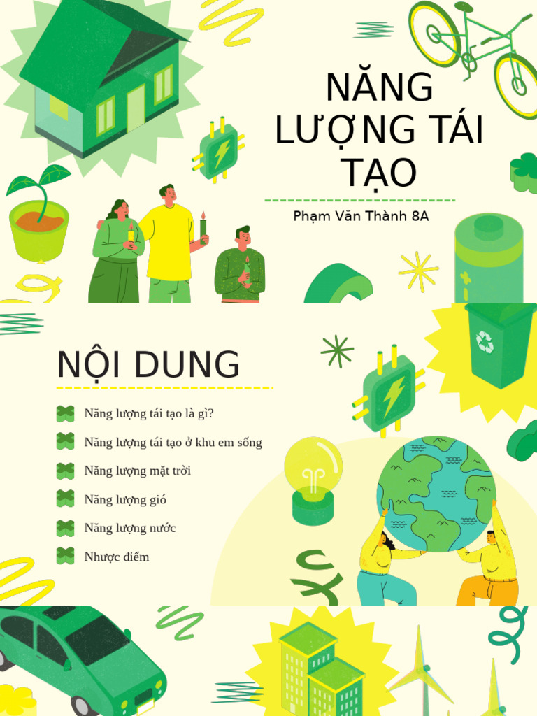 Slide Năng Lư NG Tái T o PH M Văn Thành 8A | PDF