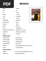 20 Marriage Biodata Format Word | PDF