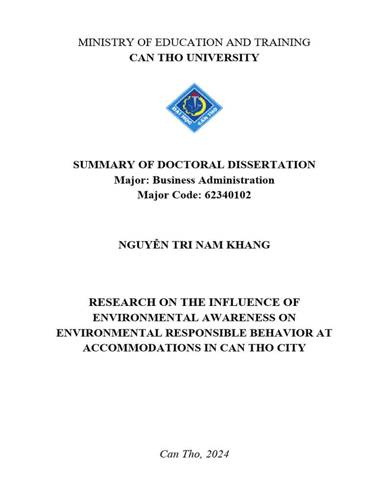 8.NTNKhang Quyentomtat-sau-BVCS TAnh | PDF | Tourism | Methodology