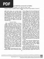 Role of the Gramini in Village Administration | PDF