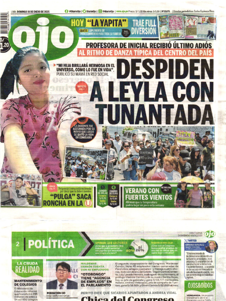 Diario Ojo 19012025 | PDF