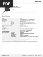 Keyence LM-1100 Data Sheet | PDF | Power Supply | Imaging