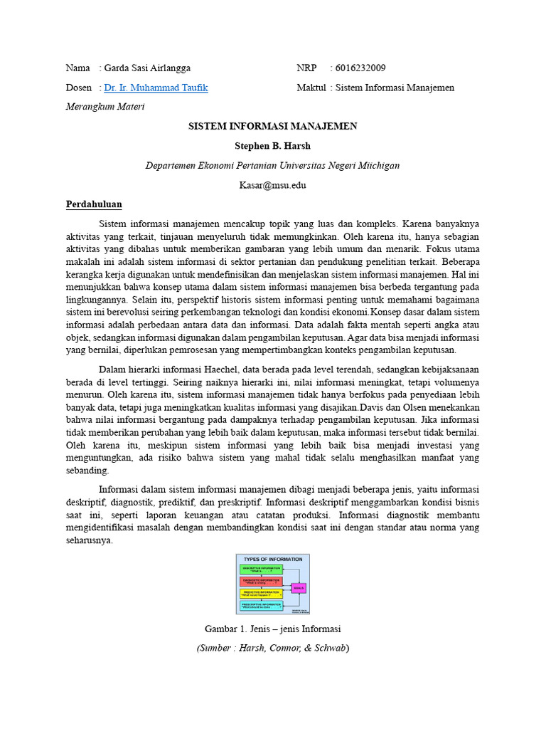 6016232009_Garda Sasi Airlangga_Tugas 1 Meringkas Materi SIM | PDF