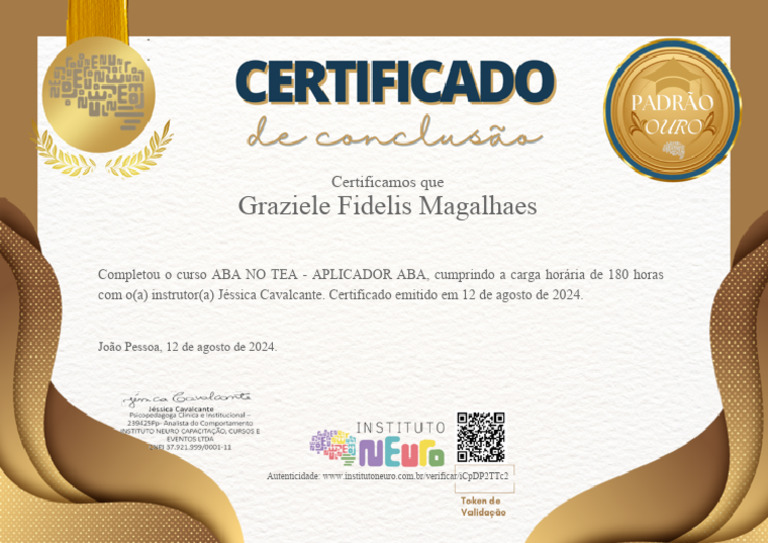 Certificado Aba No Tea | PDF