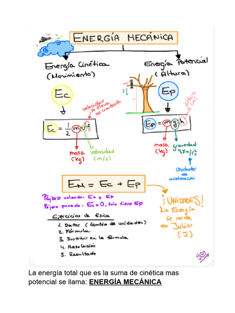 La Energía Cinética y Potencial | PDF | Energía cinética | Gravedad