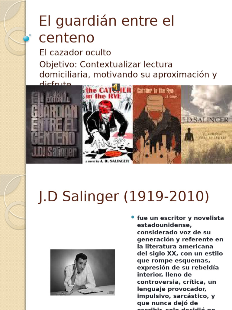 ppt Guardian entre el centeno | PDF