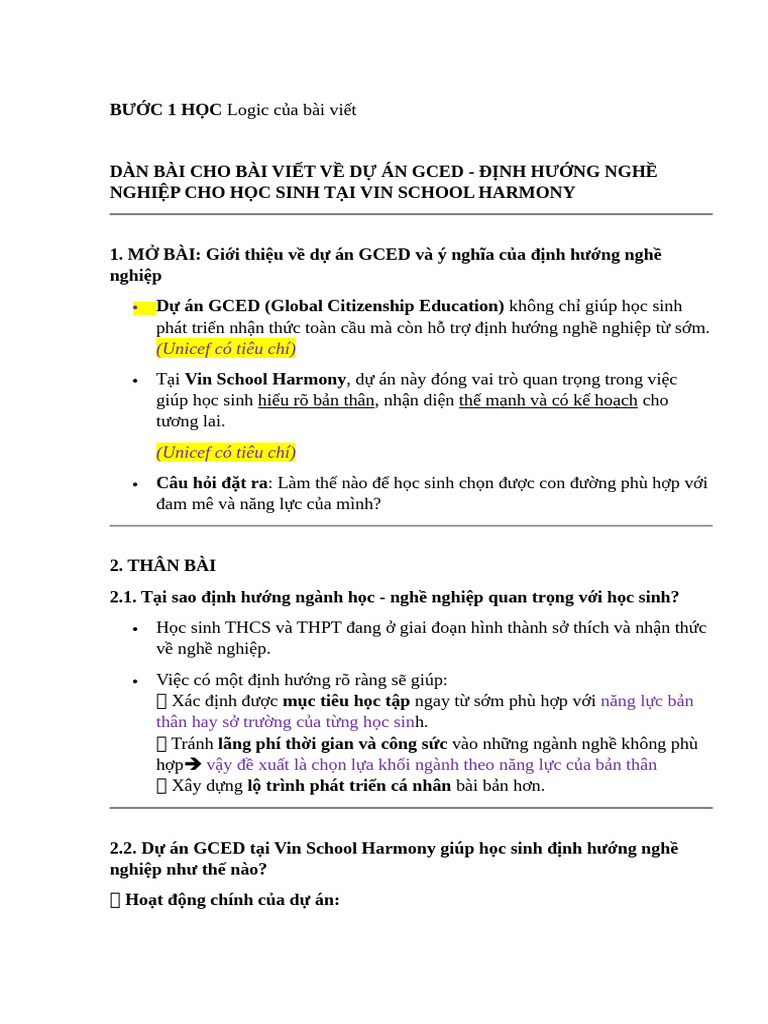 Khung Bài Viết Gced | PDF