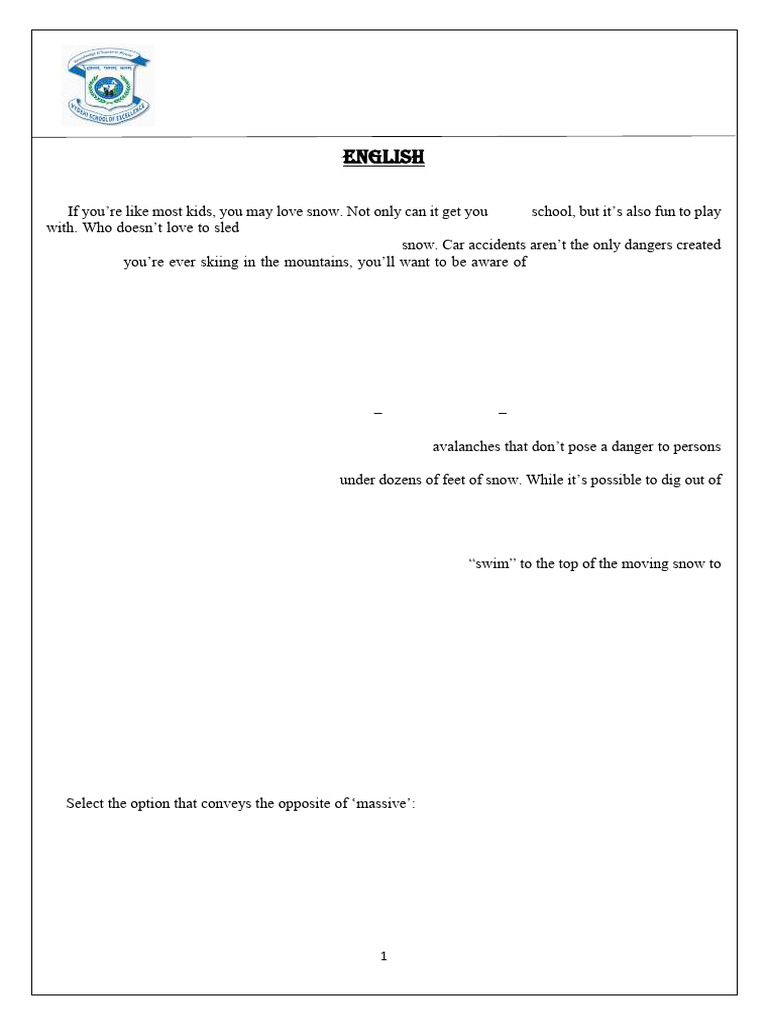 Grade 8 Compiled Pt-I Assignment | PDF | Electrode | Eye