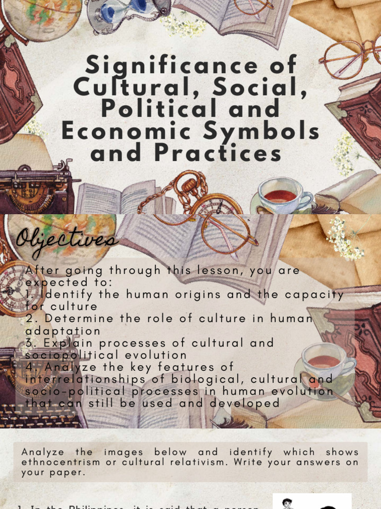 Significance of Cultural, Social, Political and Economic Symbols and ...