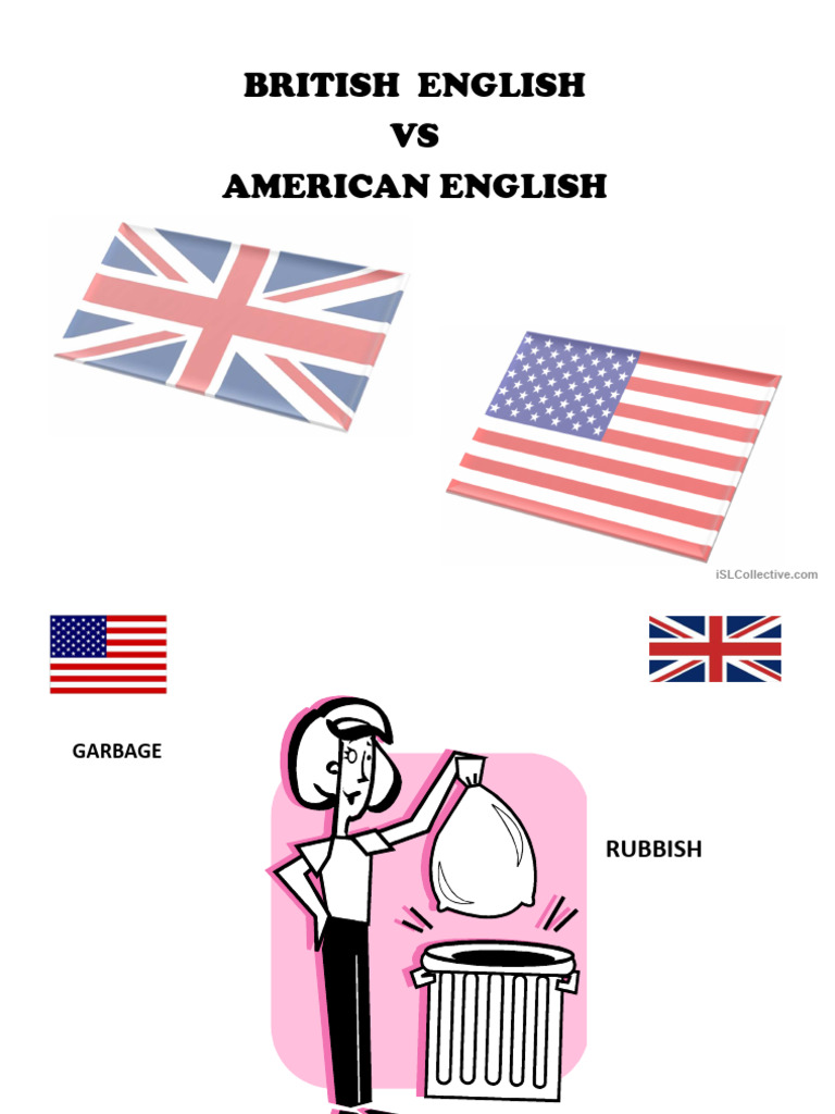 British vs American English Terms | PDF