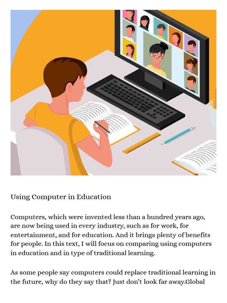 Computer Learning or Traditional Learning | PDF