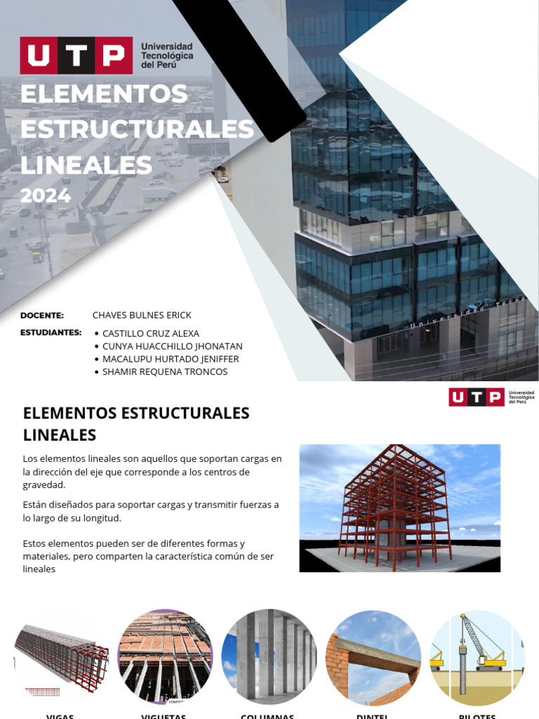 Elementos Estructurales Lineales - Orientación Estructural | PDF ...