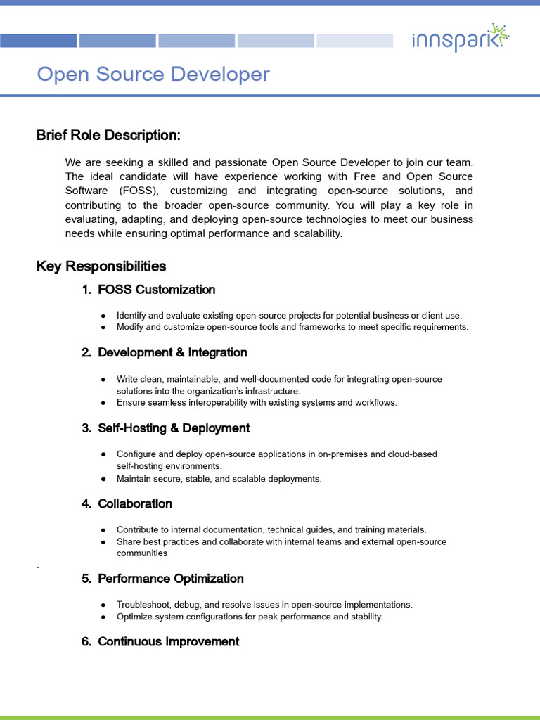 Open Source JD Cisai Innspark | PDF