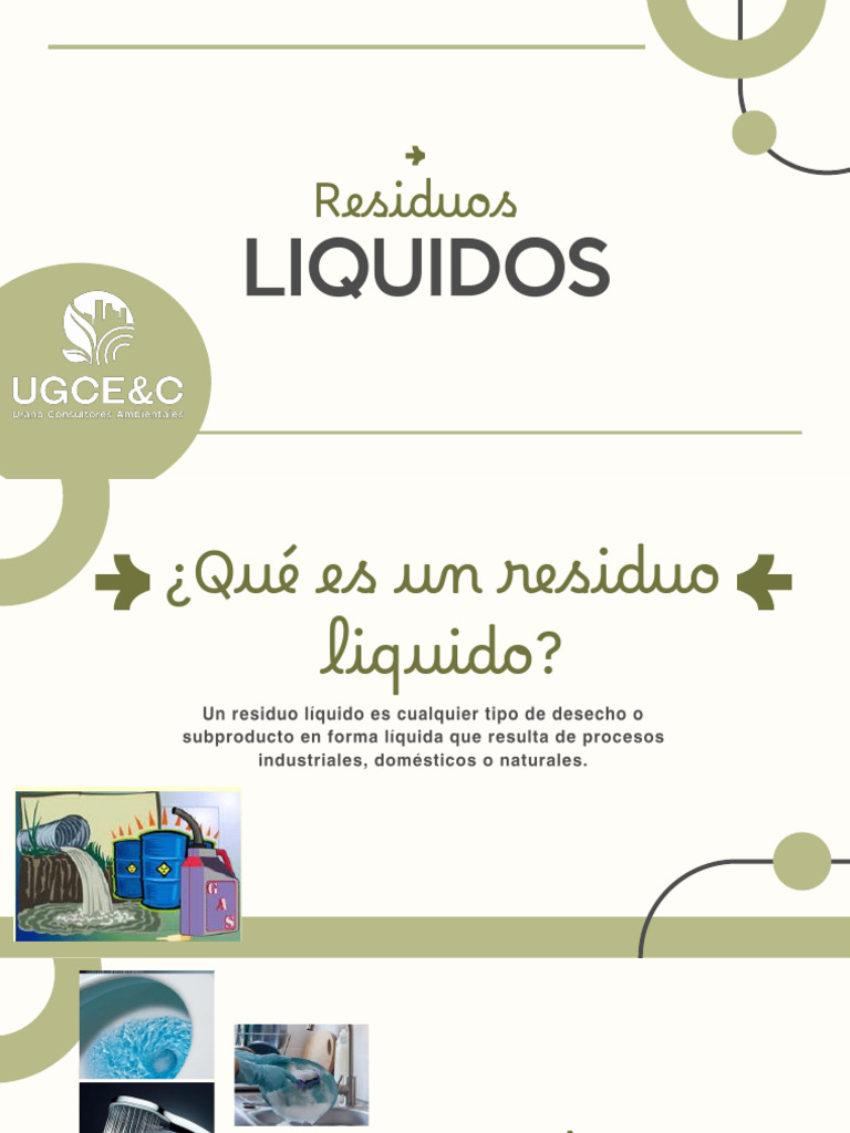 Gestión de Residuos Líquidos y VMA | PDF | Agua | Colector de aguas ...