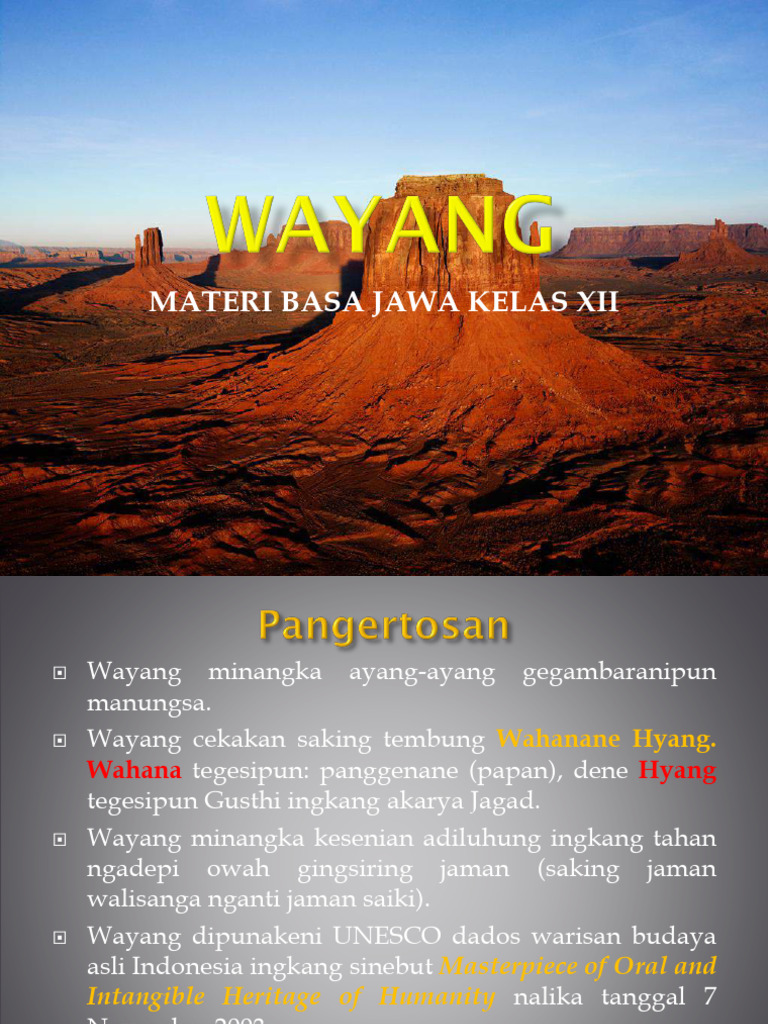 WAYANG-dikompresi 2 | PDF