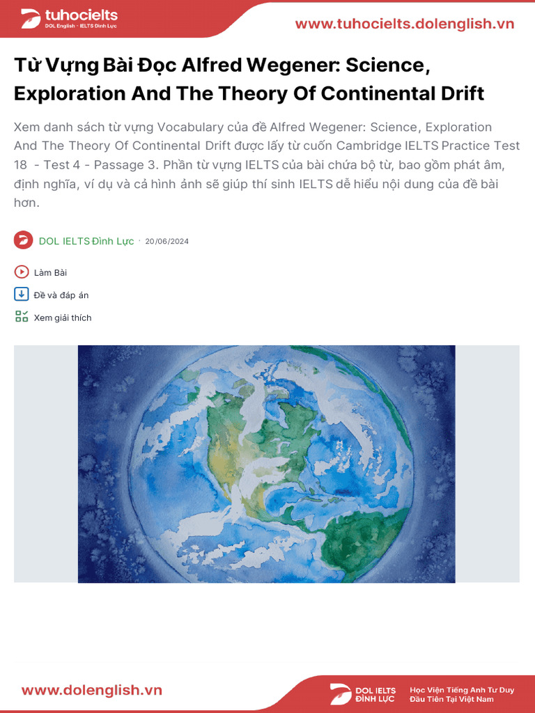 Alfred Wegener Science, Exploration and The Theory of Continental Drift ...