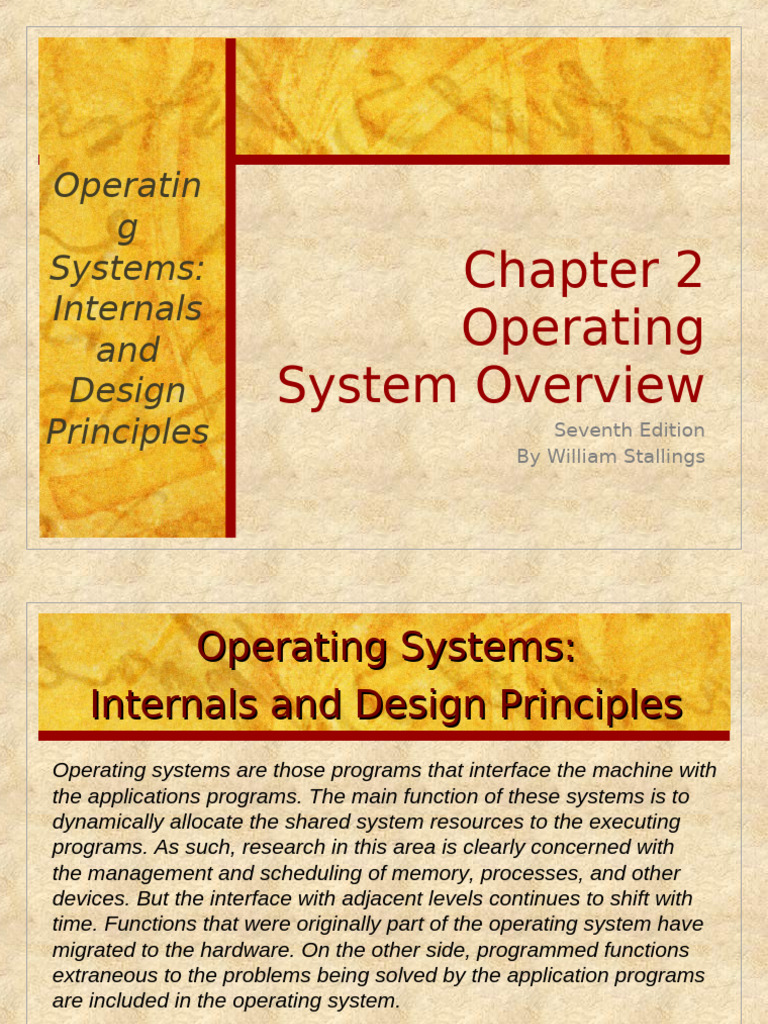 Operating System Overview and Evolution | PDF | Operating System | Process (Computing)