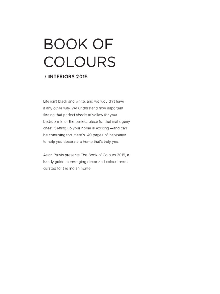 Royale Book of Colours | PDF