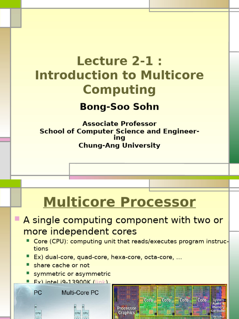 Multicore02 1 Updated | PDF | Multi Core Processor | Parallel Computing