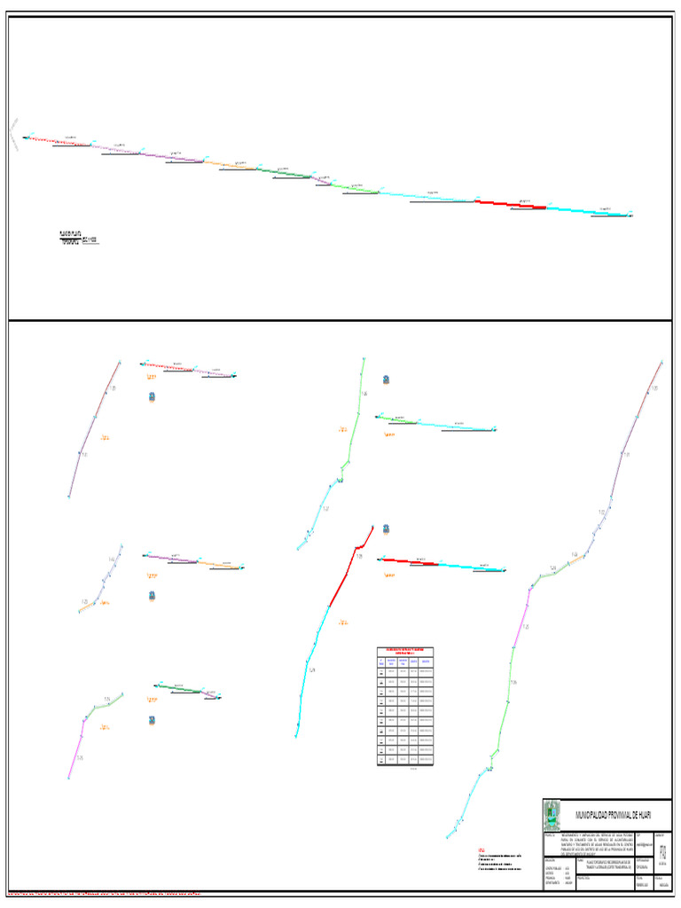 PLANO TOPOGRAFICO CORTES LONGITUDINALES-ELEVACIONES Y TRAMOS TRANSV 3 | PDF