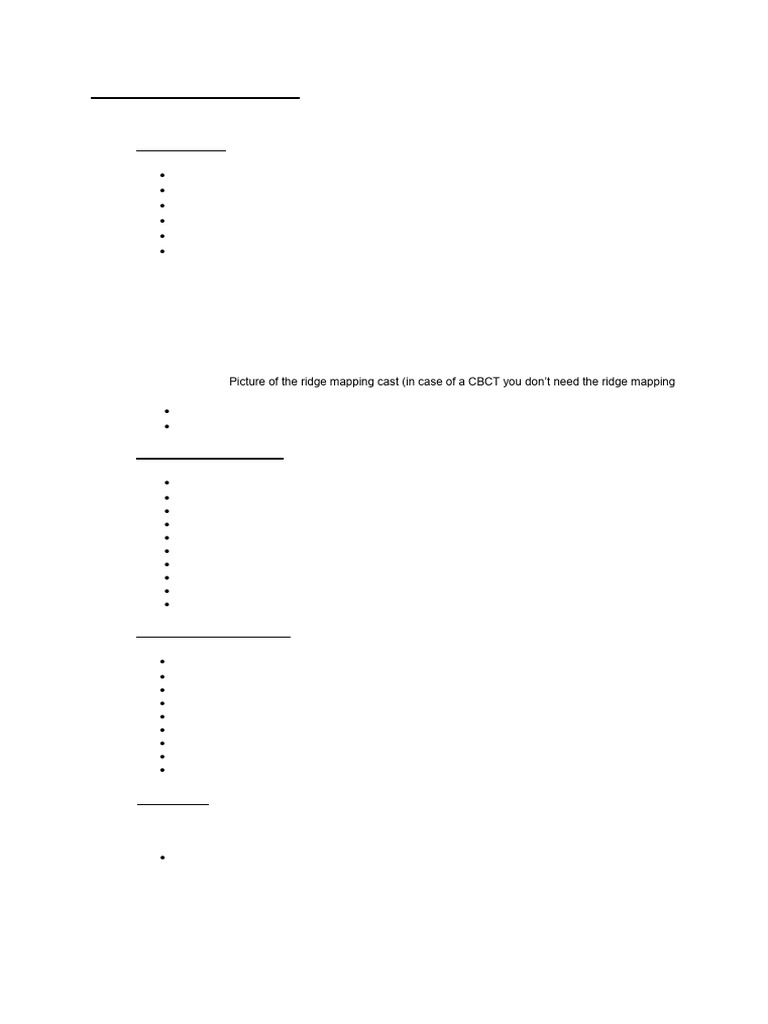 Checklist For Patient Treatment Cases | PDF | Dental Implant | Medicine