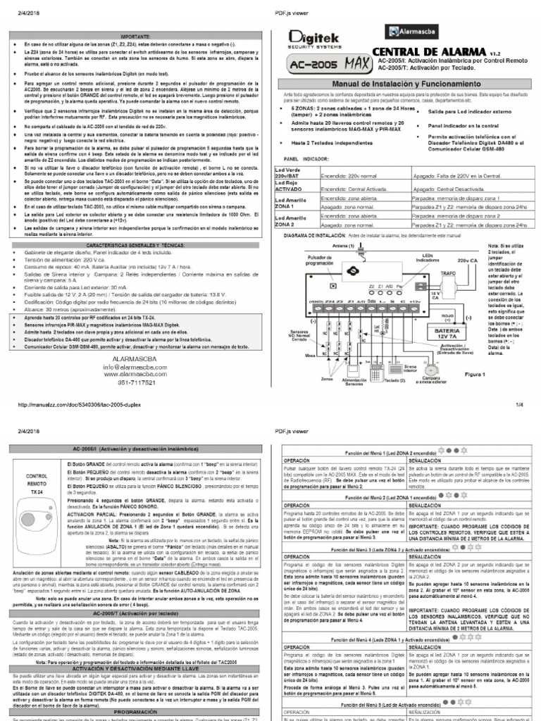 Digitek AC-2005 MAX | PDF