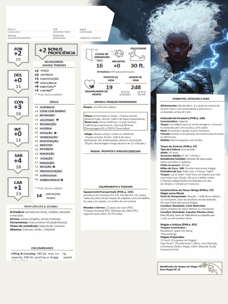 Ficha de Guerigo Ingrid | PDF