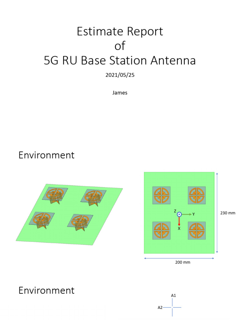 Estimate Report of 5G RU Base Station Antenna - 2021-0525 | PDF ...