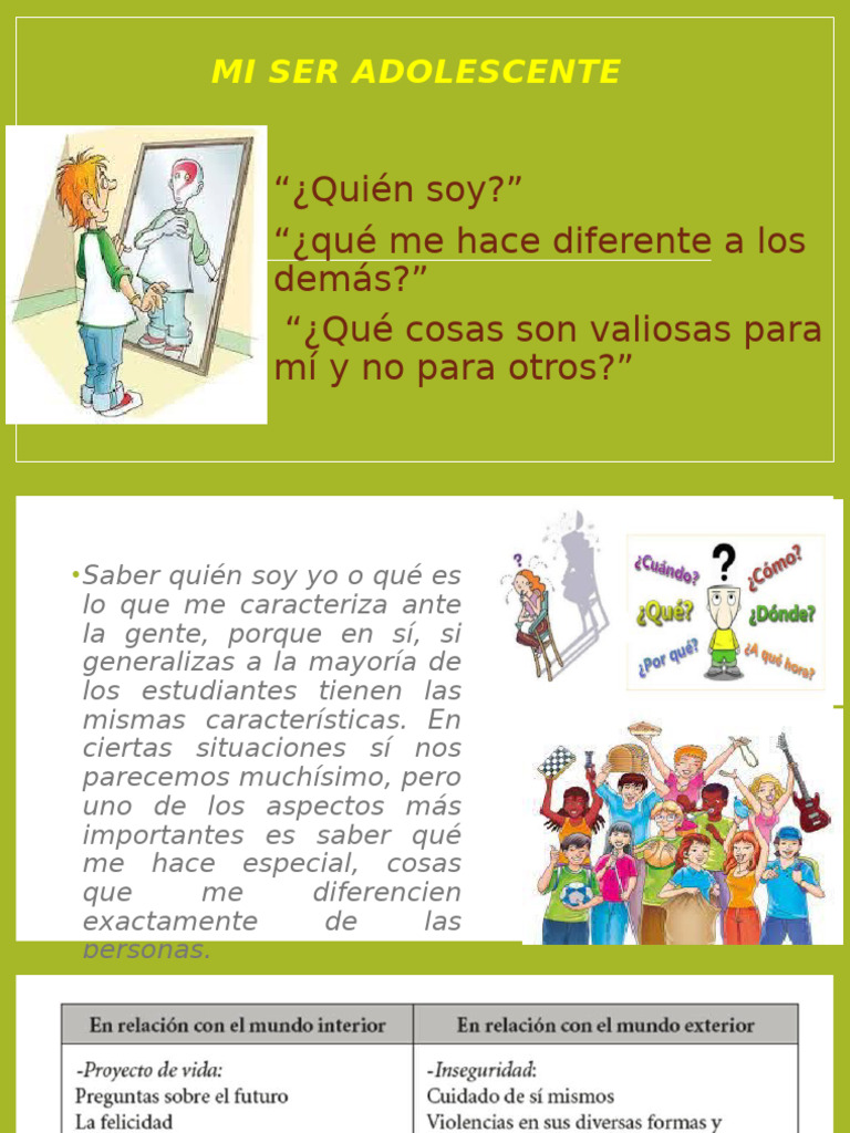 Identidad y Autonomía en Adolescentes | PDF