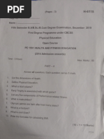 Physical Education 2023 CSEC Past Paper | PDF