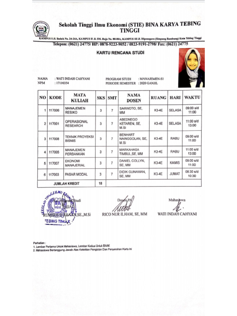 UAS Psar Modal - Wati Indah Cahyani - 17110354 - E Pagi PDF | PDF