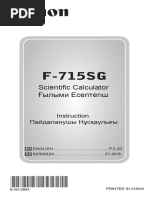 Exam Mode Casio FX Cg50 | PDF | Icon (Computing) | Office Equipment